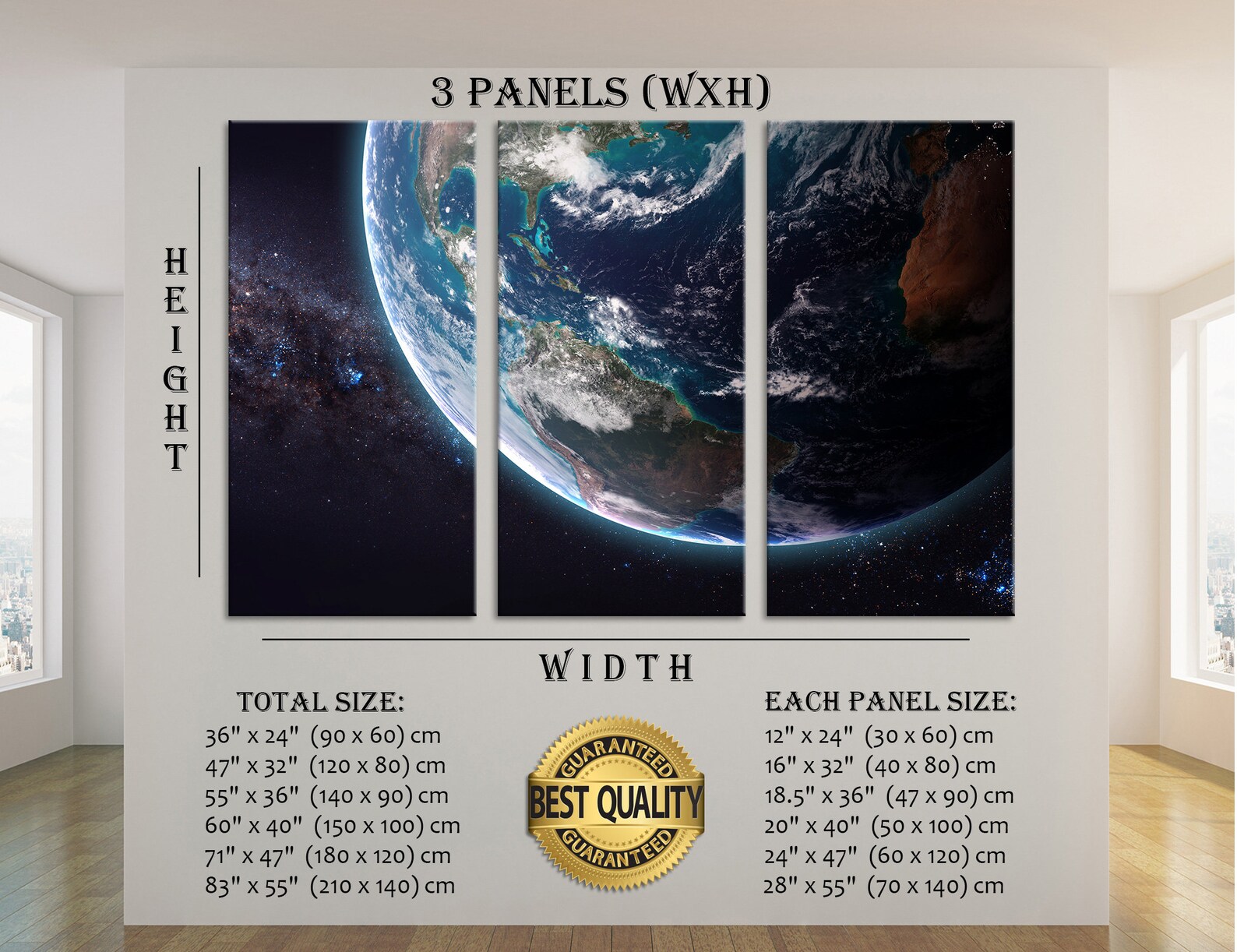 The Earth From Space Art Earth Canvas Earth Print Astronomy | Etsy