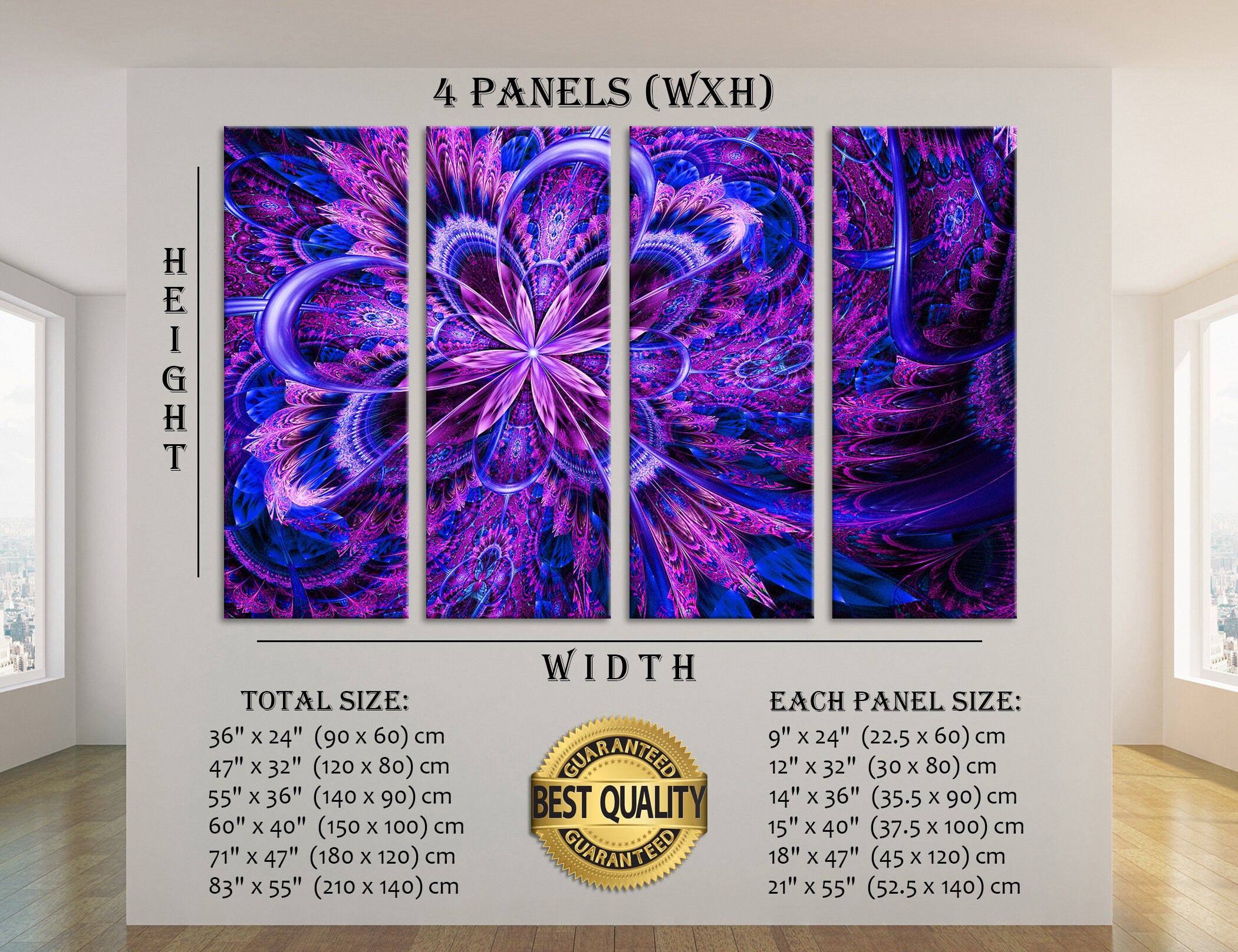 Abstract 3D Flower Wall Art Abstract Canvas Abstract Print - Etsy