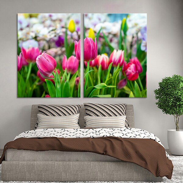 Tulip Wall Art - Etsy