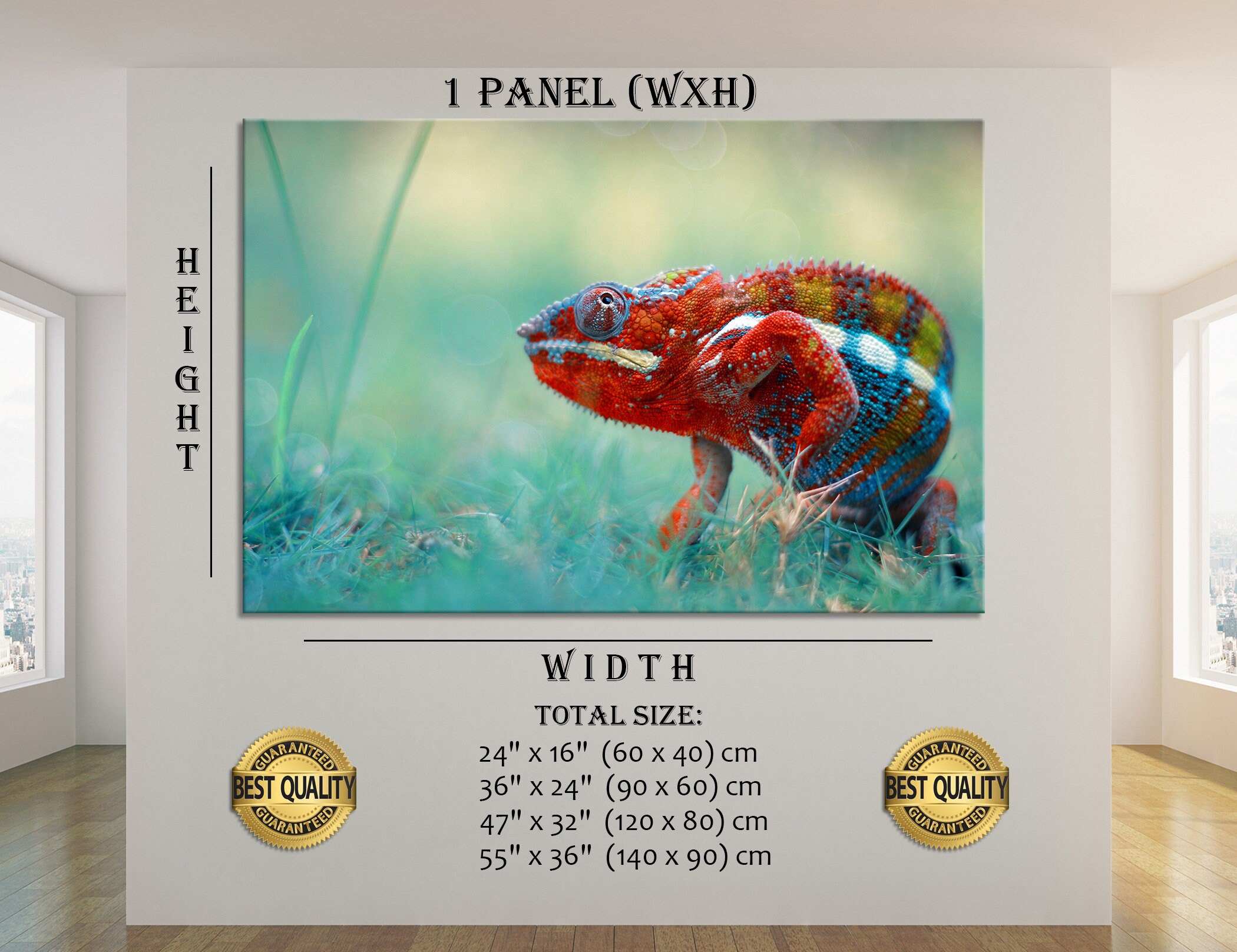 Chameleon Wall Art Chameleon Wall Decor Chameleon Print on | Etsy