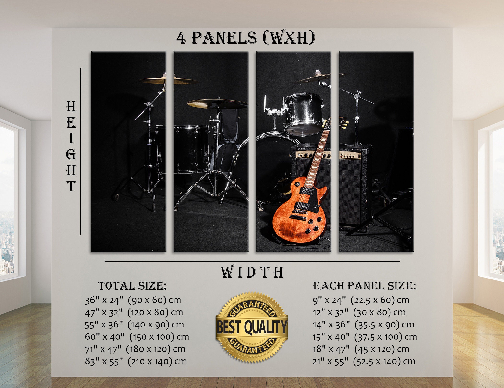 Set of Musical Instruments Canvas Print Music Canvas Print - Etsy Australia