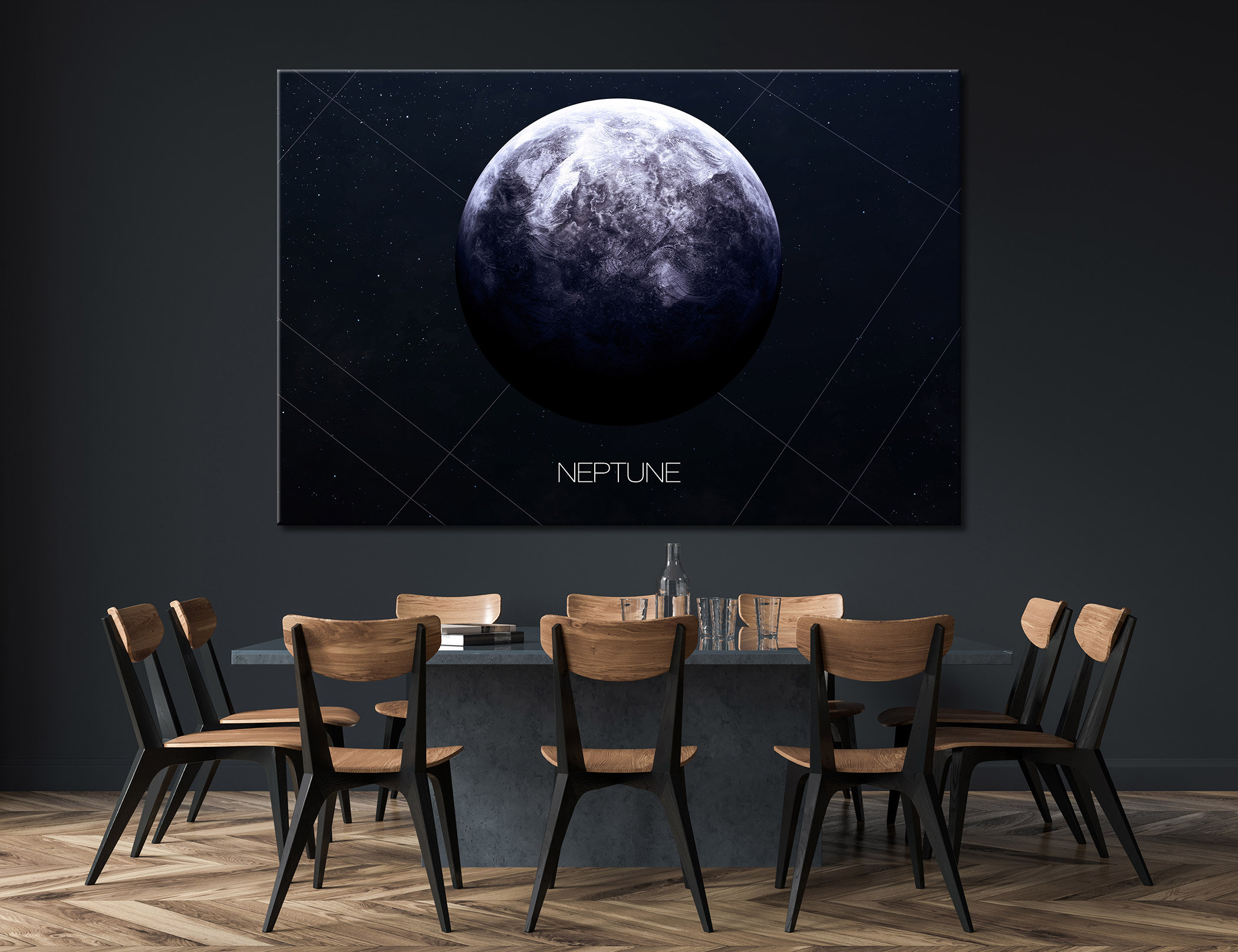 Neptune Canvas Neptune Decor Neptune Photo Neptune Poster Neptune Print ...