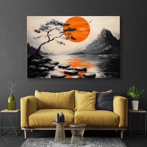 Japan Land of the Rising Sun Canvas Print - Traditional Japanese Art ...