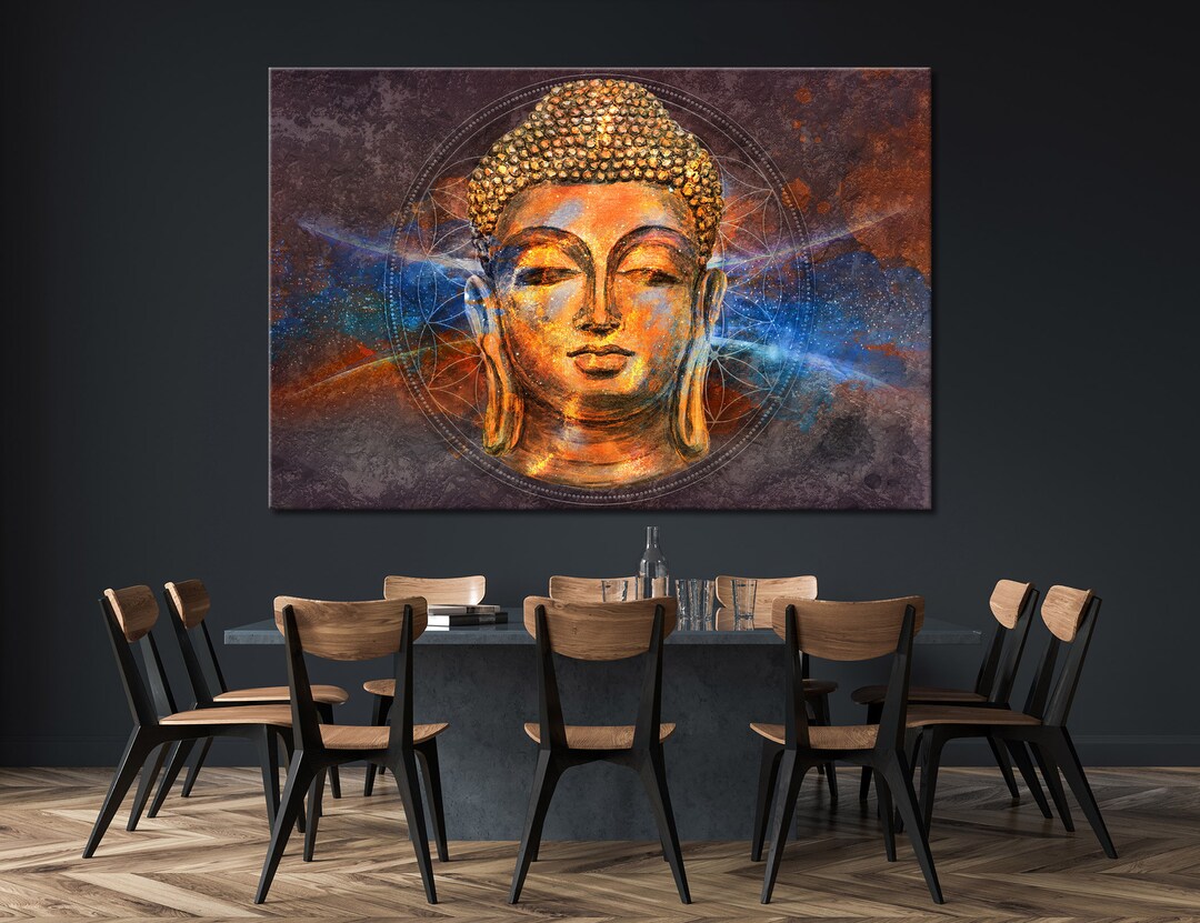 Eternal Bliss Buddha Poster - Inspiring Buddhism Art - Serene Wall Art ...