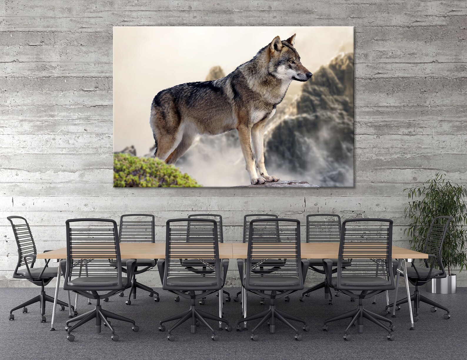 Wolf Wall Art Wolf Wall Decor Extra Large Wall Art Extra Large Wall ...