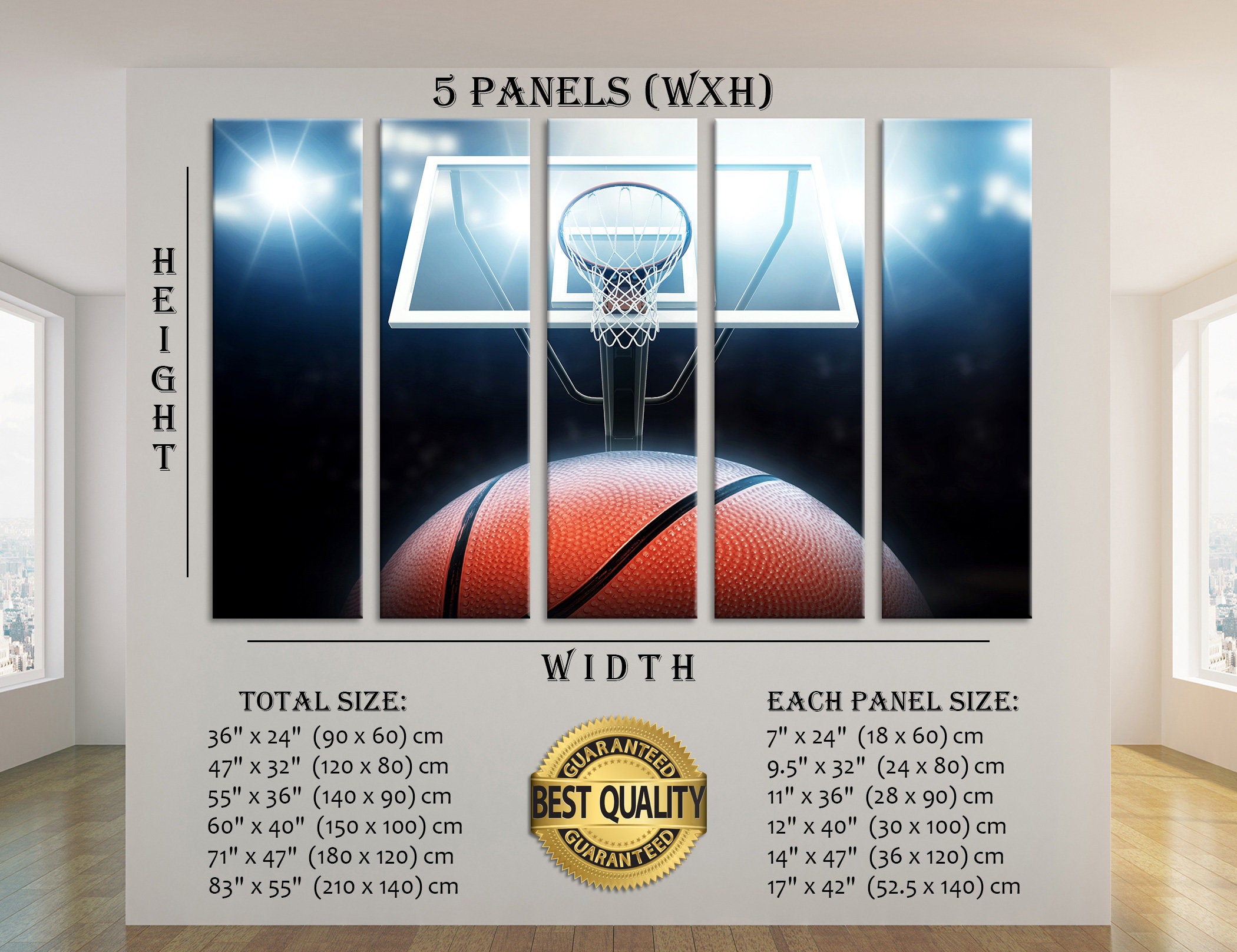 Basketball Wall Art Basketball Decor Basketball Canvas - Etsy
