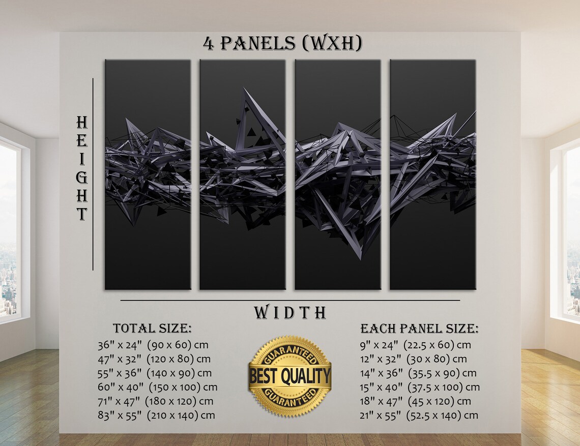 3D Wall Art Prints 3D Wall Art Decor 3D Abstract Canvas 3D - Etsy