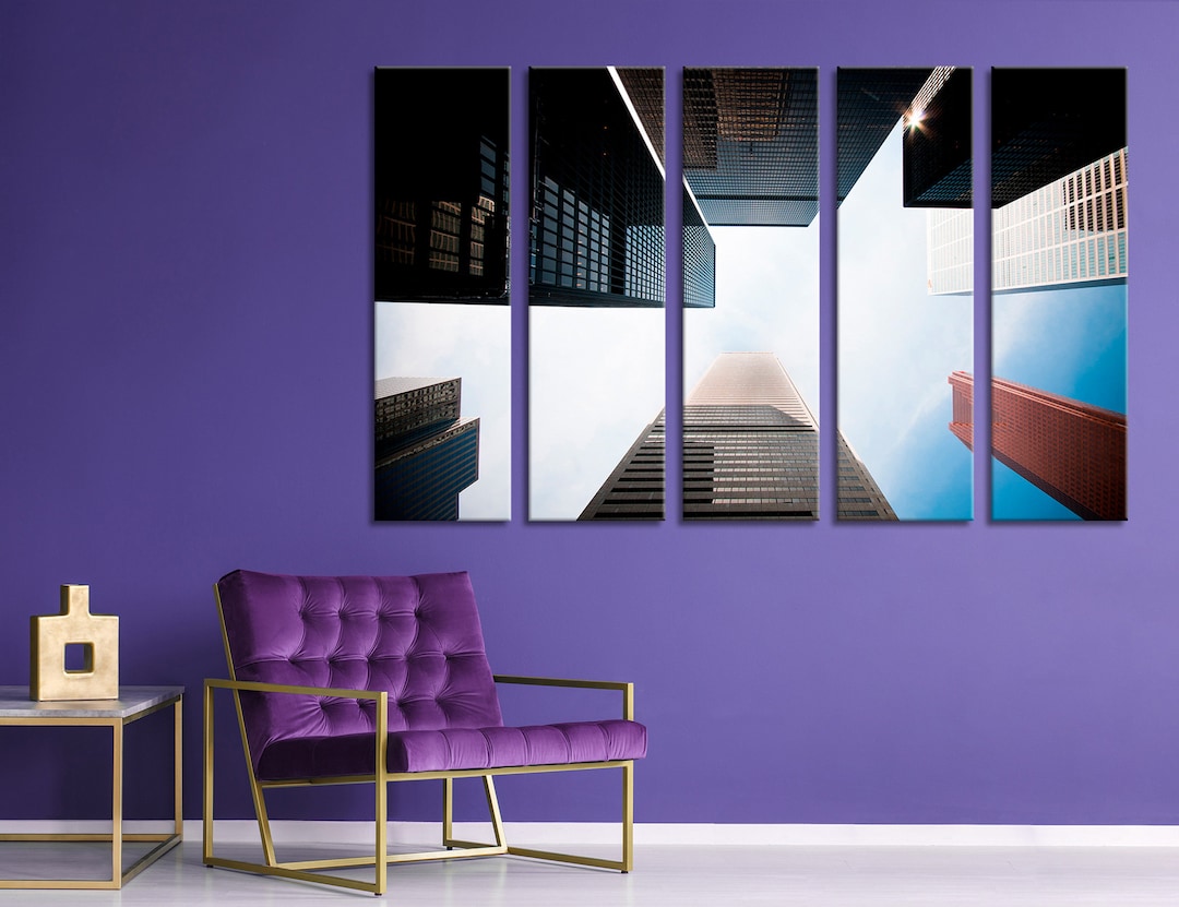 Skyscrapers Wall Art Skyscrapers Wall Decor Skyscrapers Canvas ...