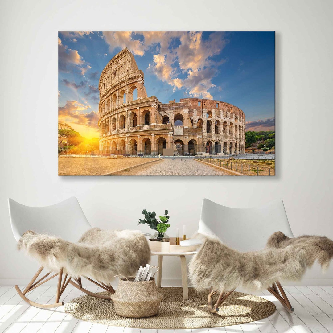 The Coliseum Wall Art - Stunning Flavian Amphitheatre Wall Decor ...
