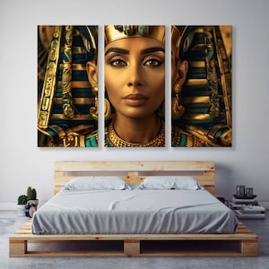Cleopatra Queen of Egypt Canvas Print, Ancient Egypt Wall Decor, Gift ...
