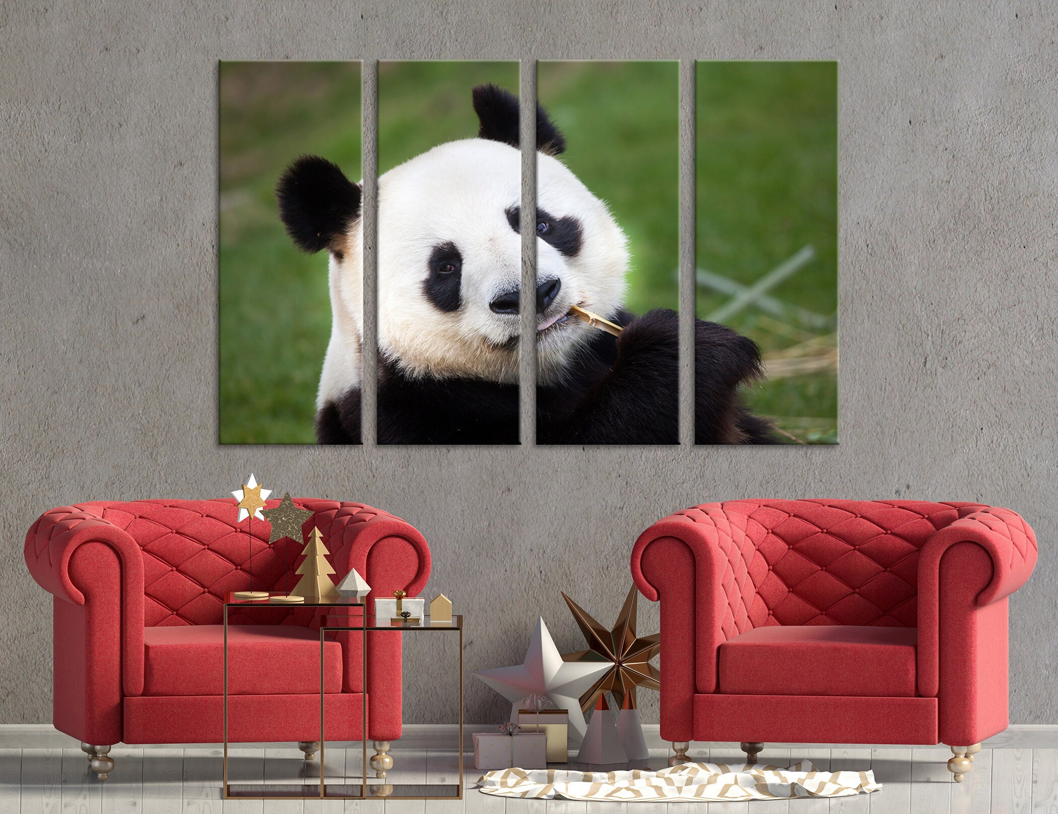 Giant Panda Wall Art Giant Panda Canvas Panda Wall Art Panda | Etsy