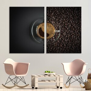 Cup of Coffee Canvas Print, Kitchen & Dining Wall Decor - Etsy
