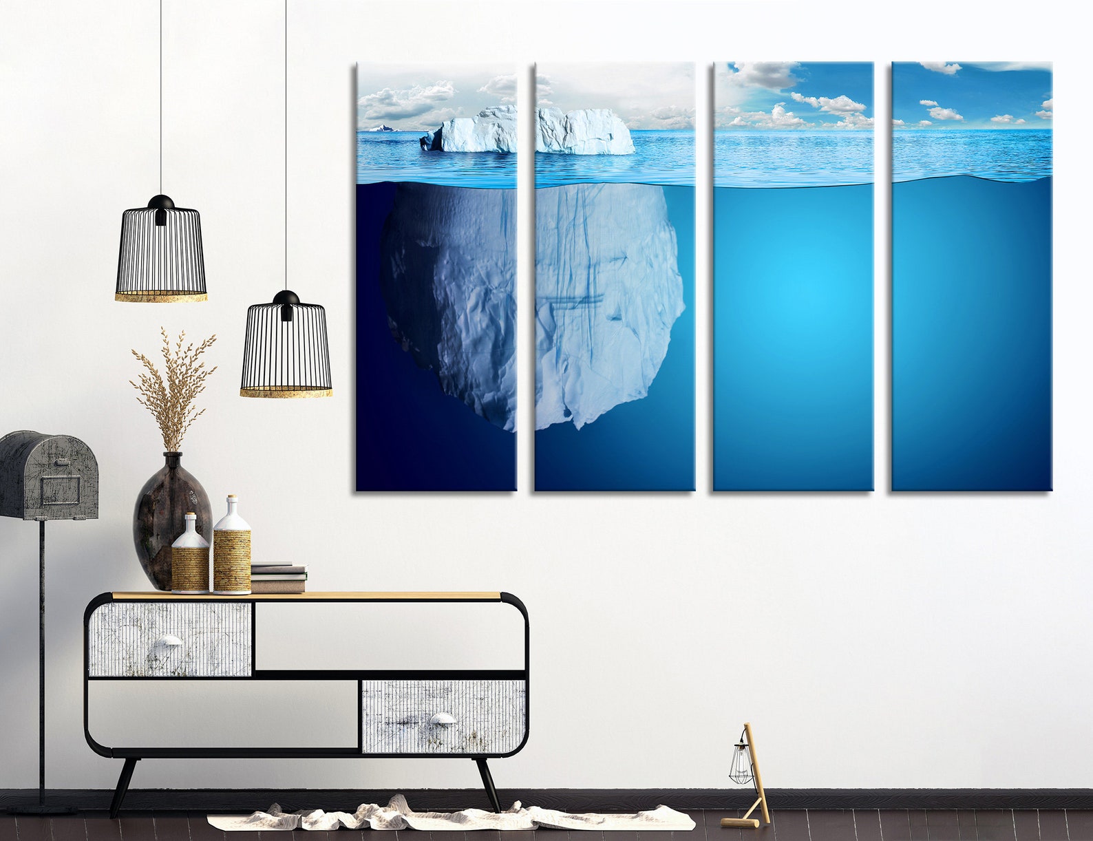 Iceberg Wall Art Iceberg Wall Decor Iceberg Canvas Iceberg Print ...