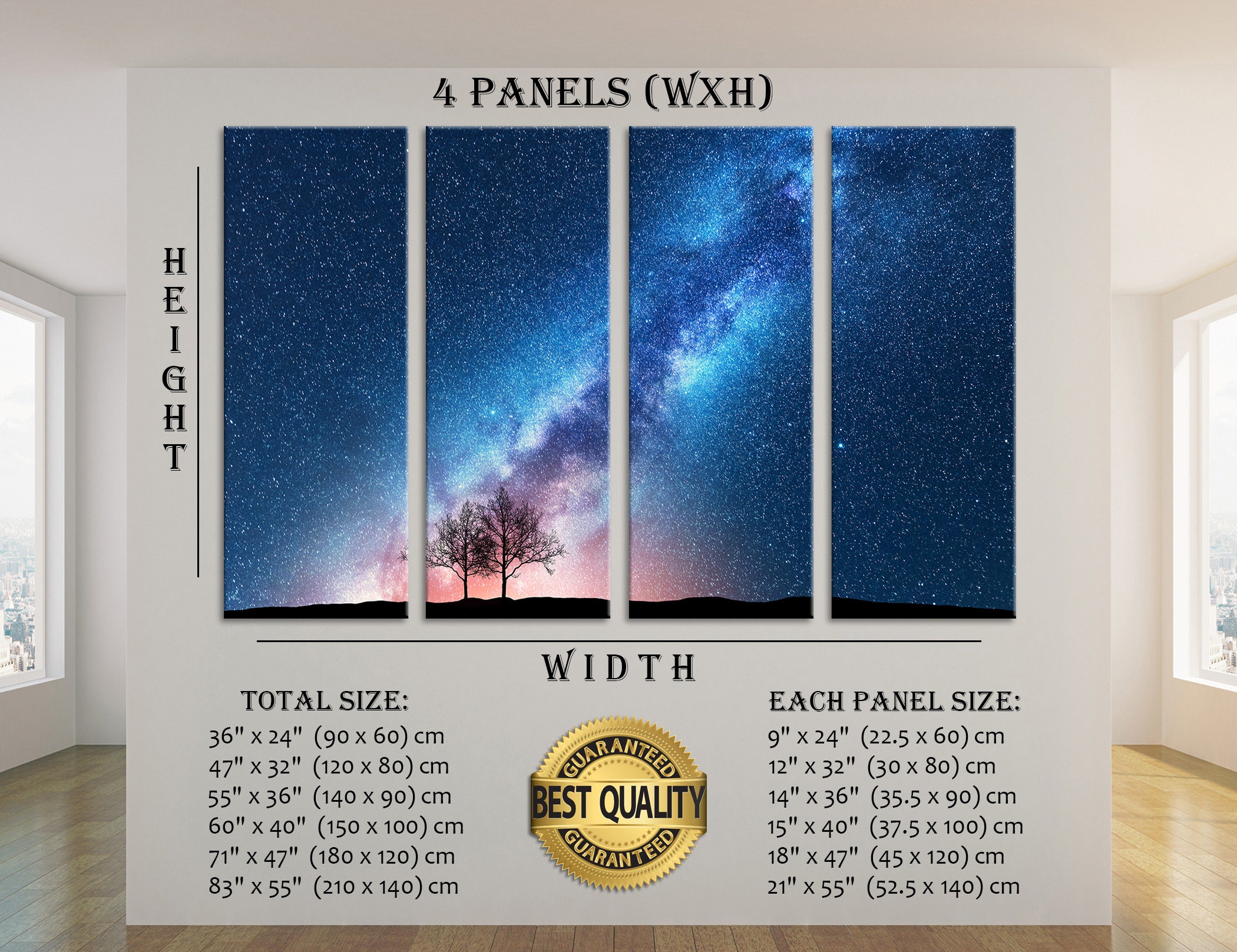 Milky Way Wall Art Milky Way Wall Decor Milky Way Print Milky | Etsy