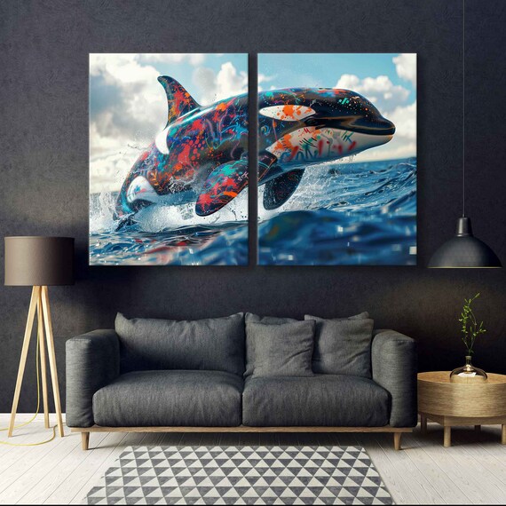 Orca Mural Gym Discover The Fascinating Underwater World Of Orcas At