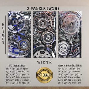 Engine World Wall Art Engine Wall Decor Car Engine Decor Engine Print ...