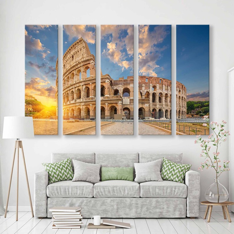 The Coliseum Wall Art - Stunning Flavian Amphitheatre Wall Decor ...