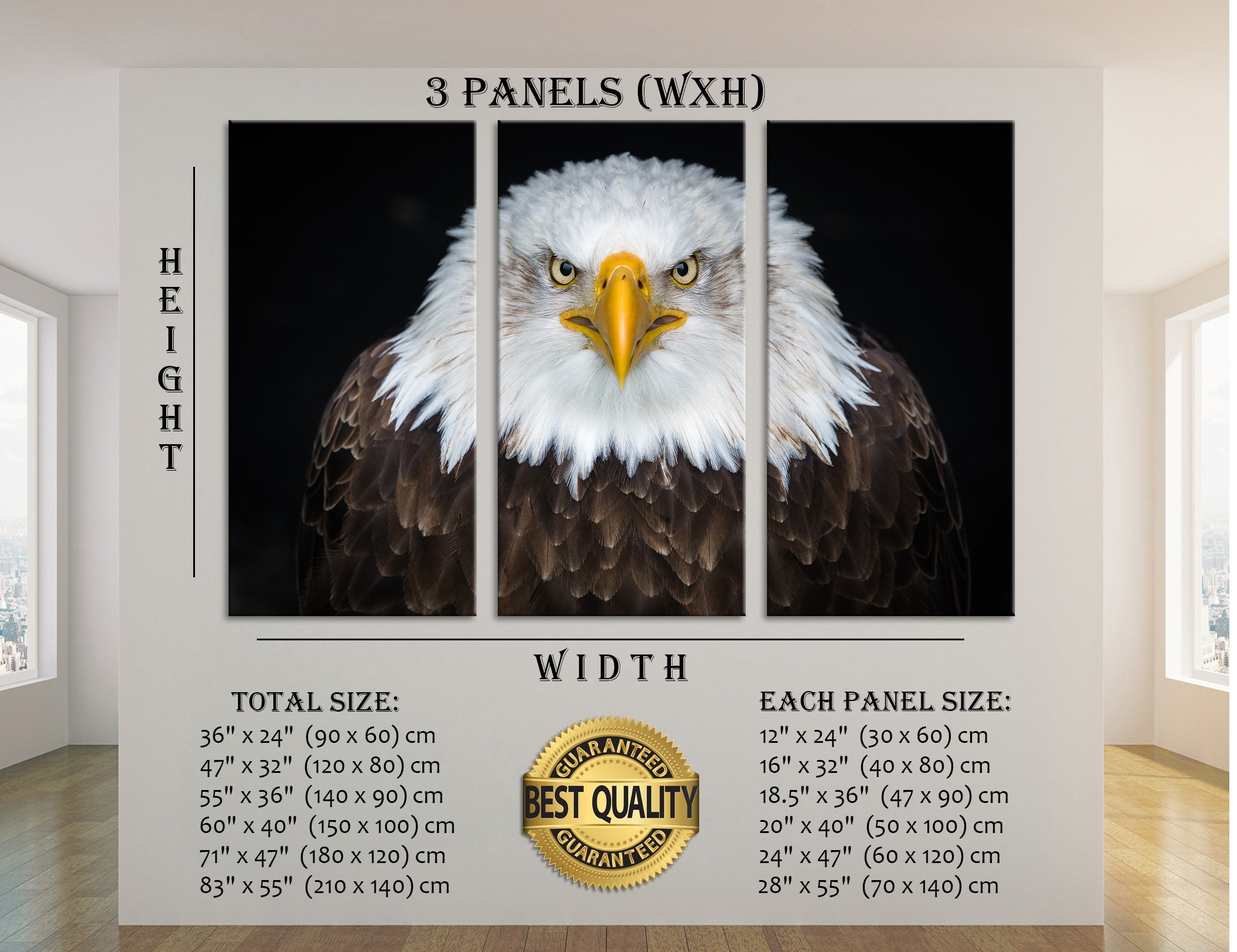 Bald Eagle Home Wall Decor Bald Eagle Wall Art Bald Eagle - Etsy