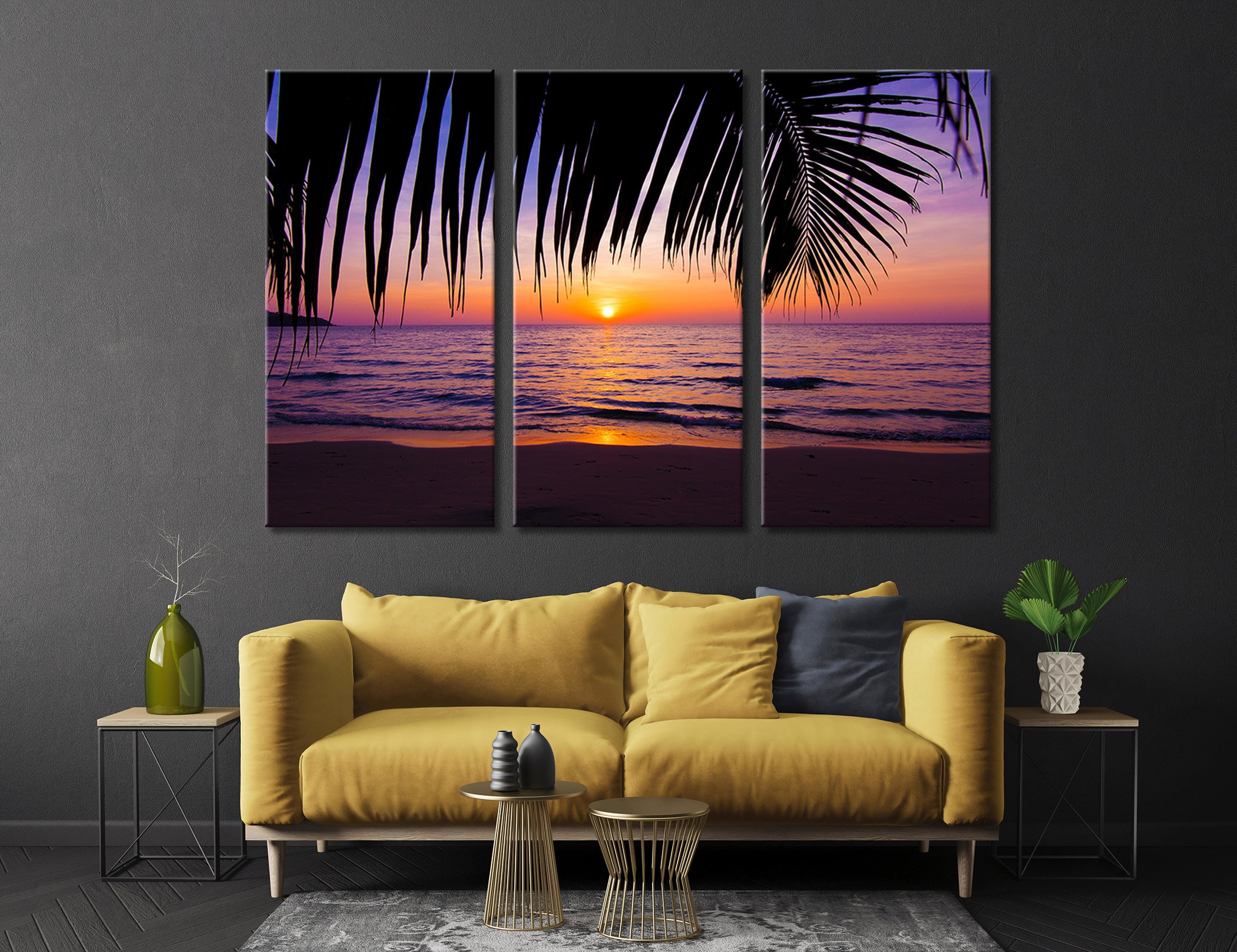 Sunset Canvas Art Sunset Extra Large Sunset Large Wall Art - Etsy