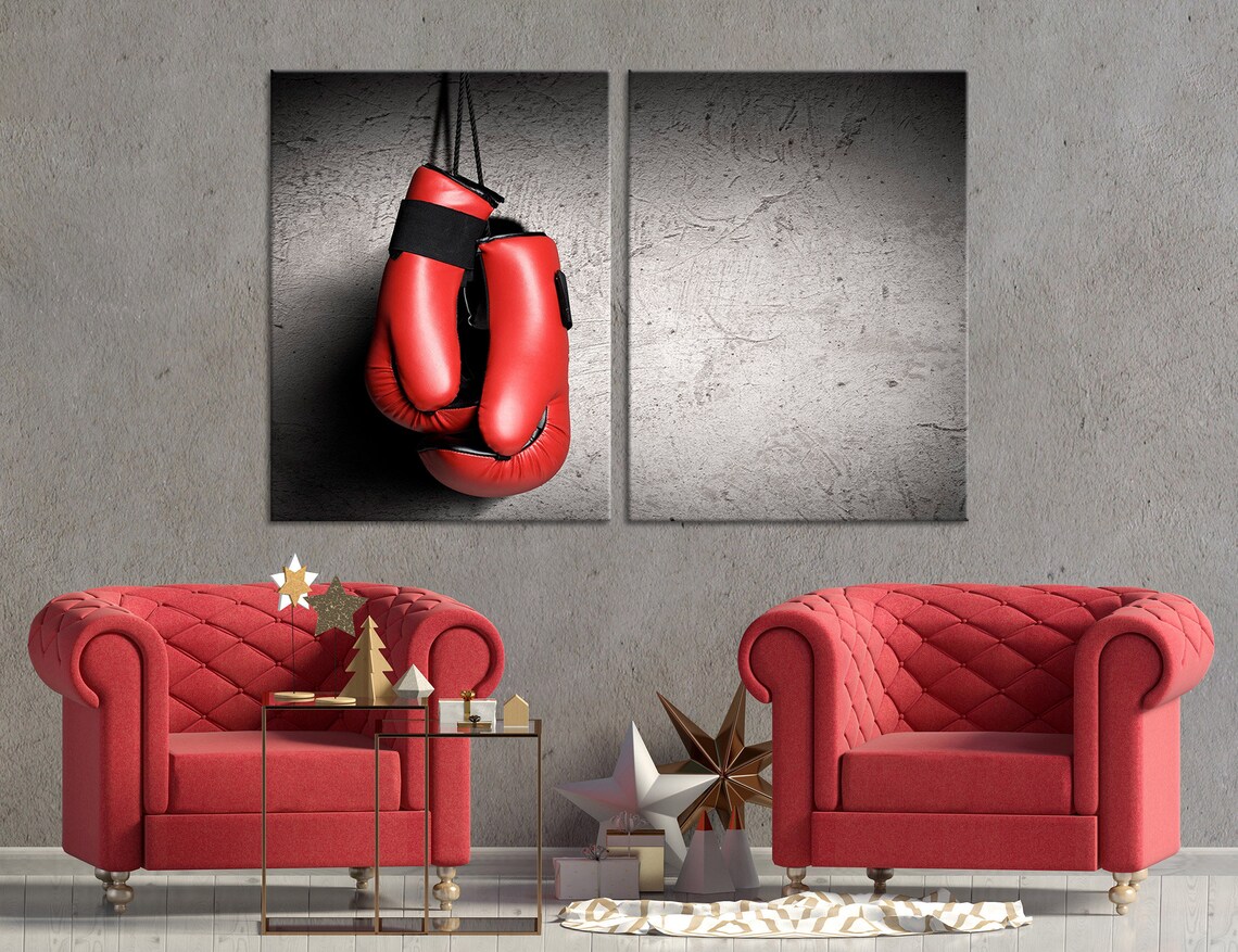 Boxing Canvas Print Boxing Wall Art Sport Wall Art Motivation | Etsy