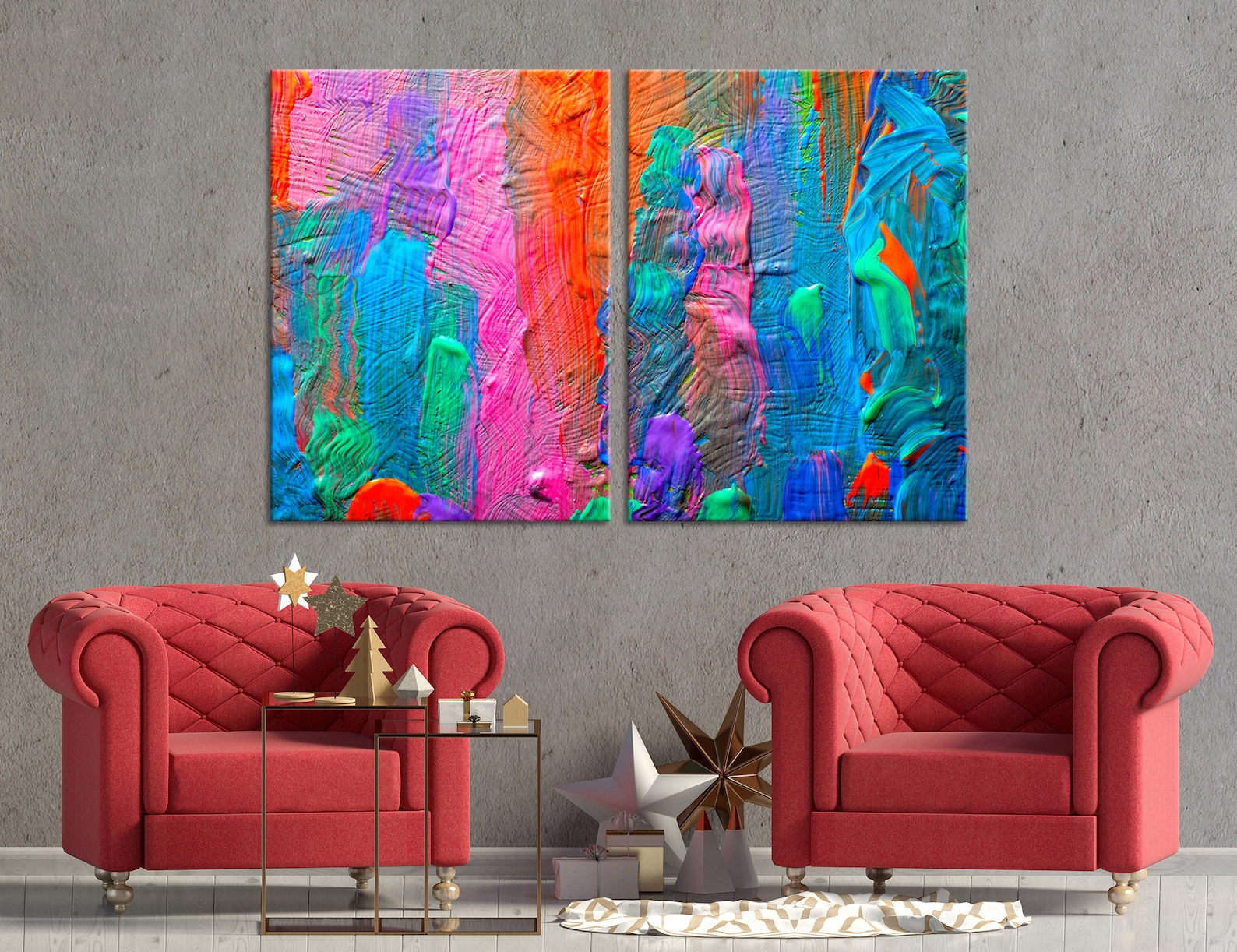 Colorful Wall Art Colorful Wall Decor Modern Wall Art Modern - Etsy