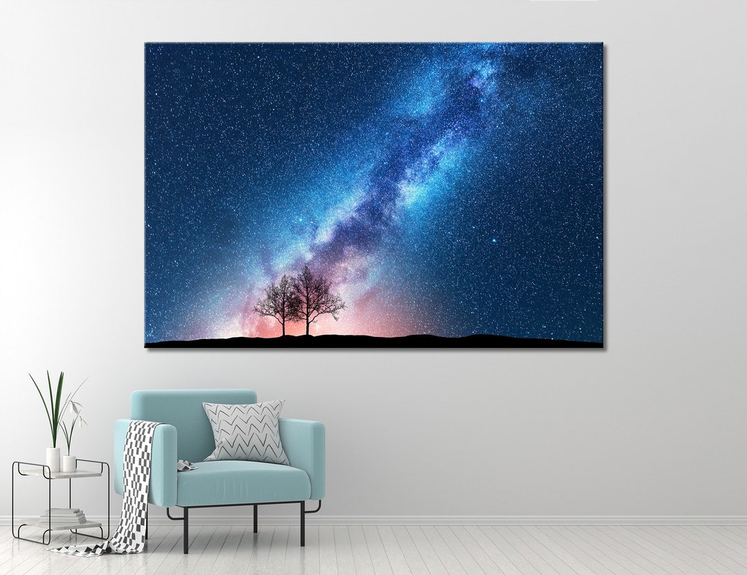 Milky Way Wall Art Milky Way Wall Decor Milky Way Print Milky Way ...