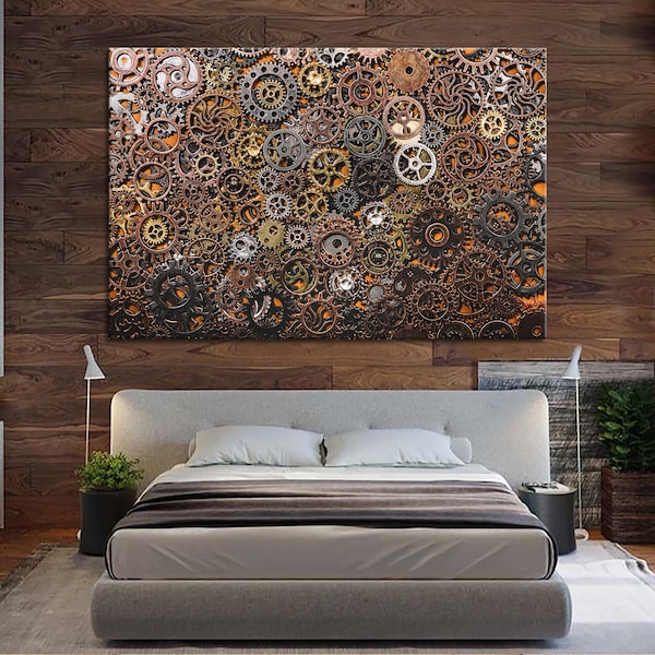 Gears Art - Etsy