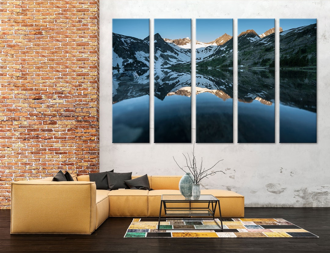 Beautiful Landscape Art Set Altai Mountains Wall Art Altai Mountains ...