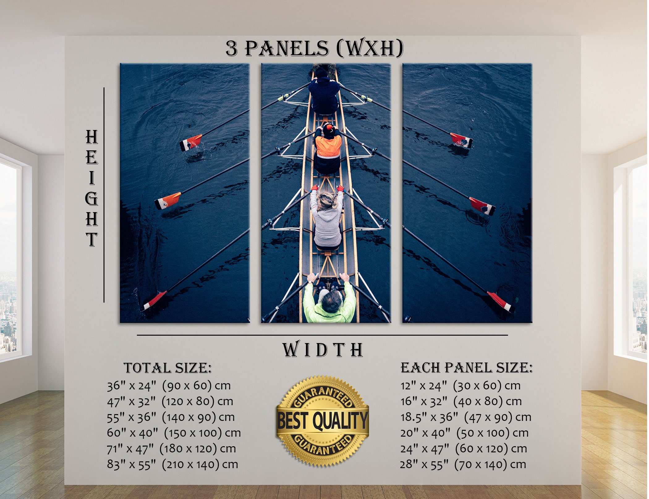Rowing Wall Art Print Rowing Wall Decor Rowing Canvas Rowing - Etsy
