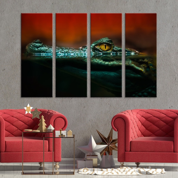 Alligator Wall Decor - Etsy