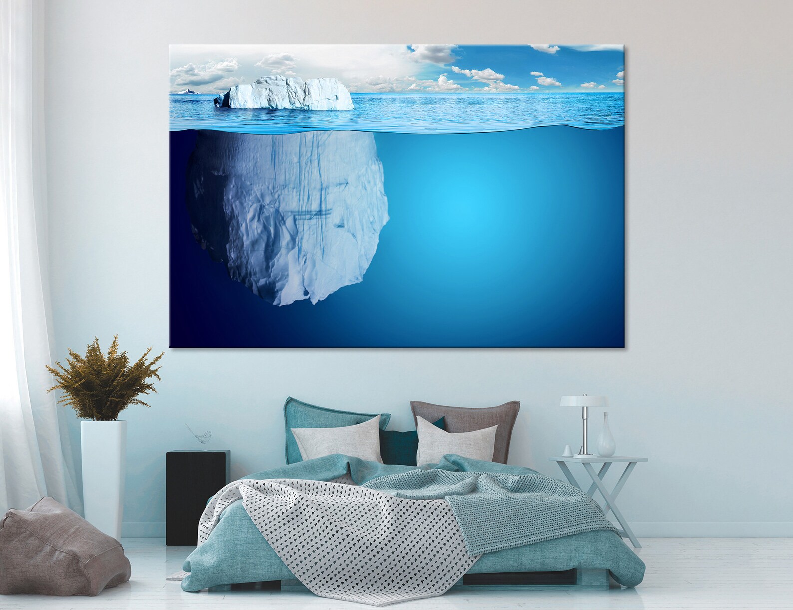 Iceberg Wall Art Iceberg Wall Decor Iceberg Canvas Iceberg Print ...