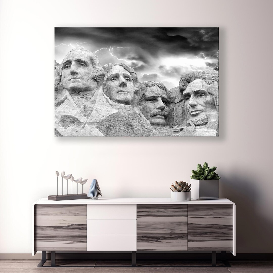 Iconic Mount Rushmore National Memorial Canvas Print - Immerse Yourself ...