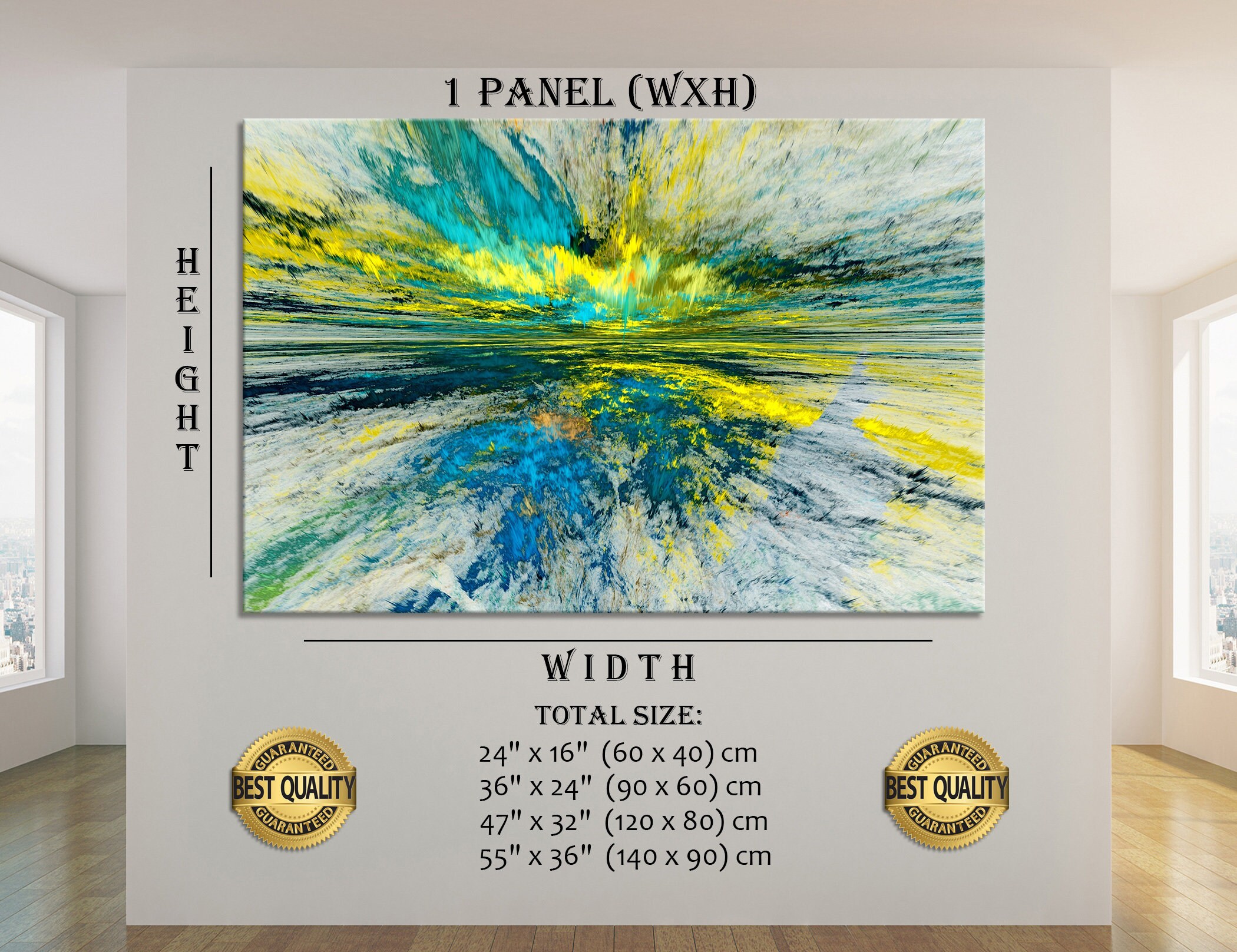 Oversized Abstract Wall Art Extra Large Modern Decor Large | Etsy