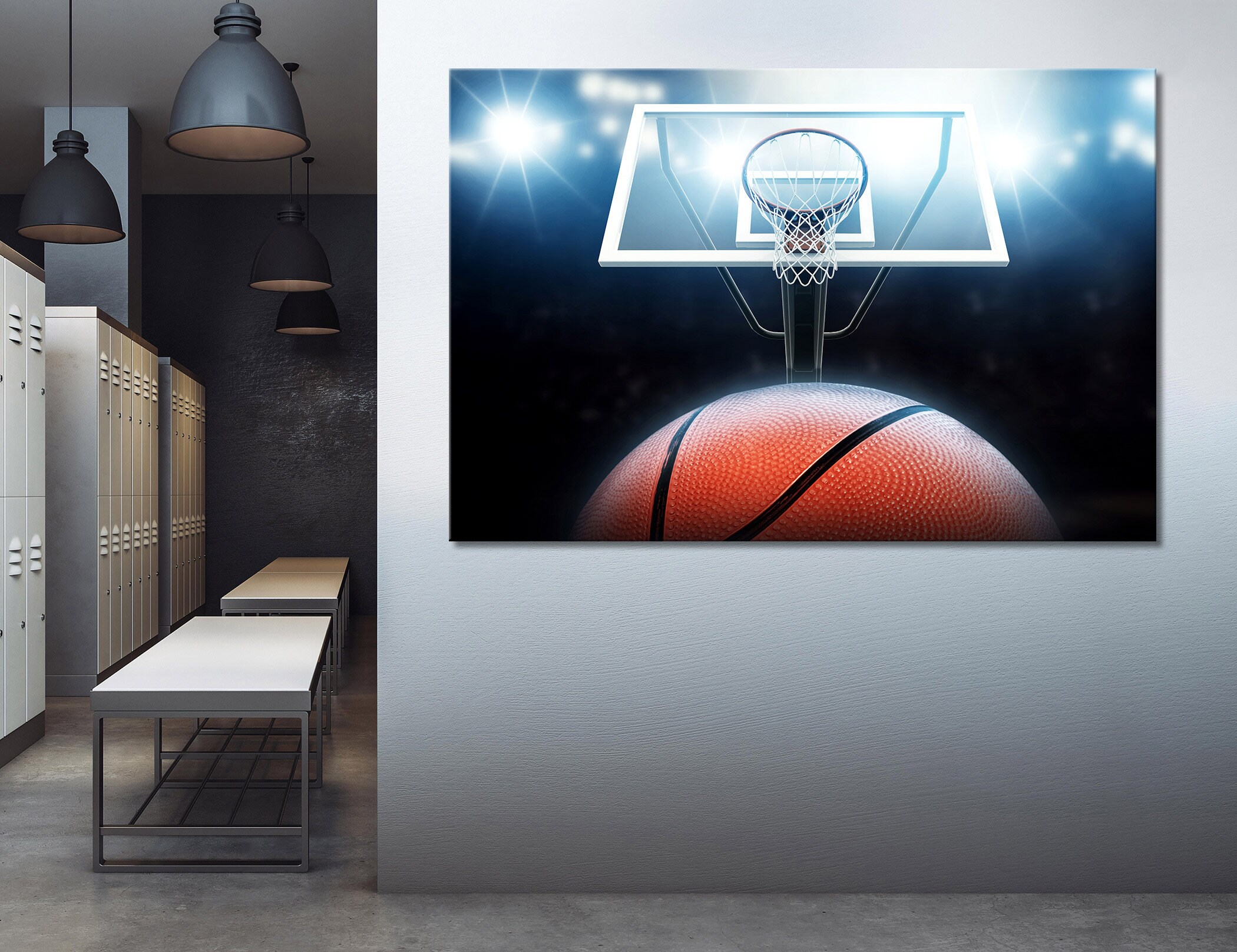 Basketball Wall Art Basketball Decor Basketball Canvas - Etsy