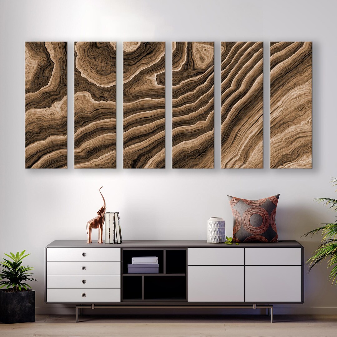 Abstract Wood Texture Wall Decor: Large Canvas Print for Stunning Home ...
