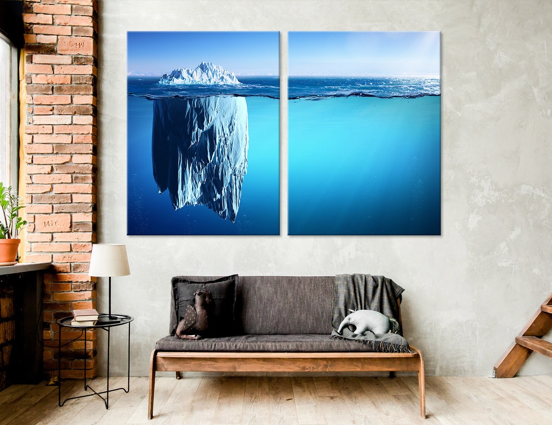 Breathtaking Ocean and Berg Wall Decor Enhance Your Space With Nature's ...