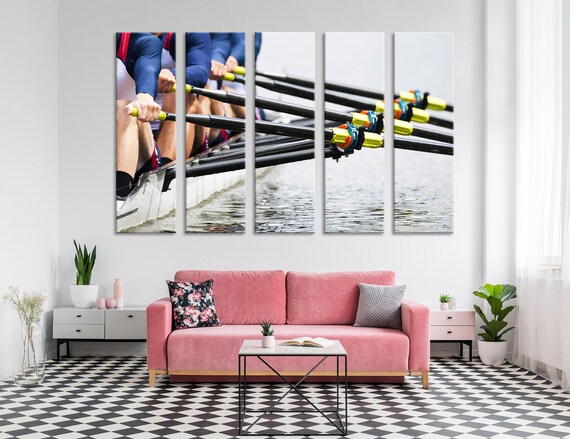 Rowing Canvas Rowing Print Rowing Poster Rowing Photo Water | Etsy