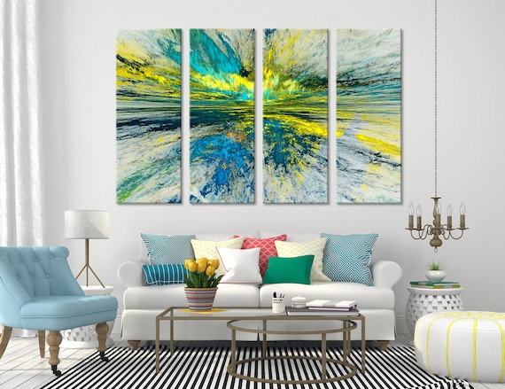 Oversized Abstract Wall Art Extra Large Modern Decor Large | Etsy