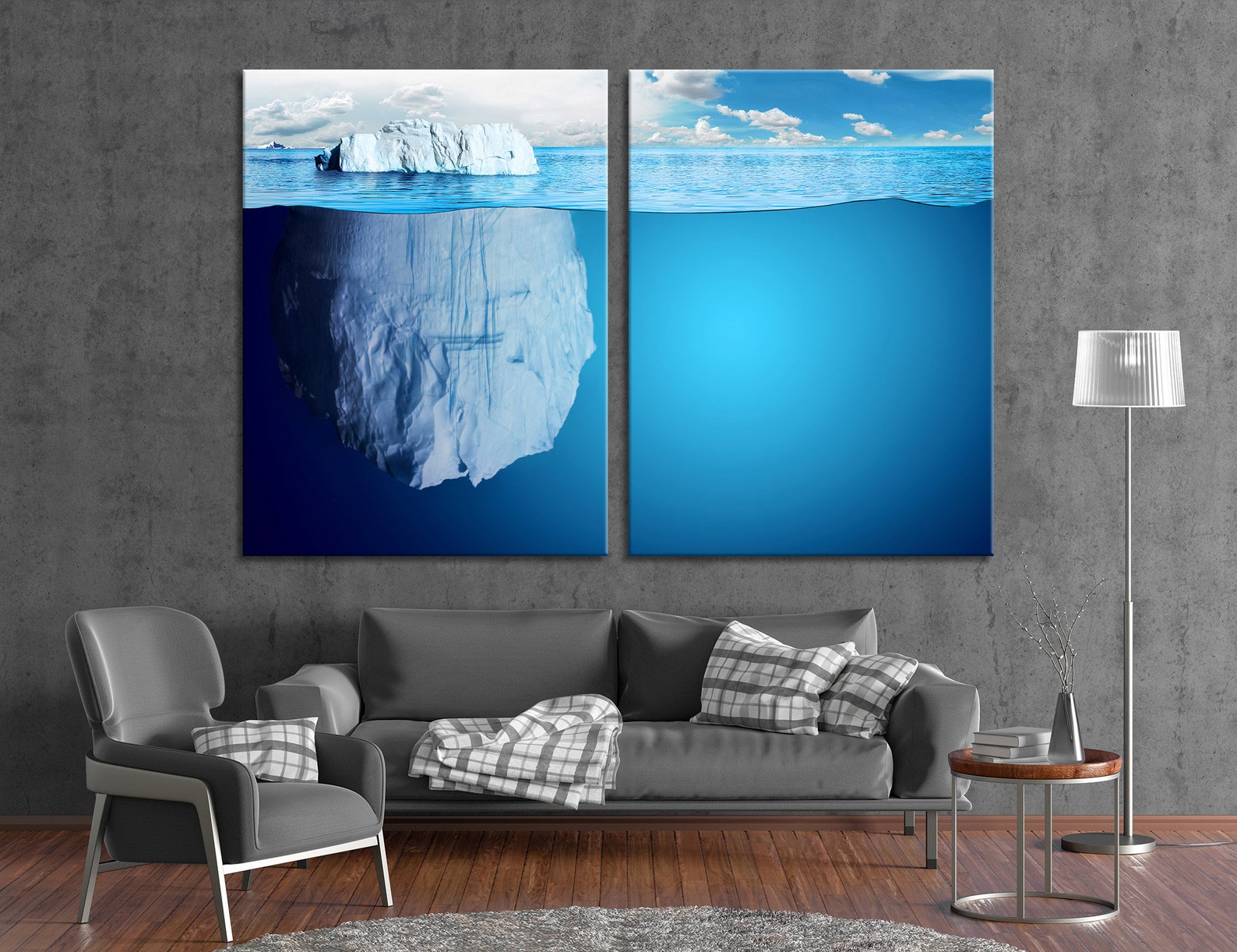 Iceberg Wall Art Iceberg Wall Decor Iceberg Canvas Iceberg Print ...