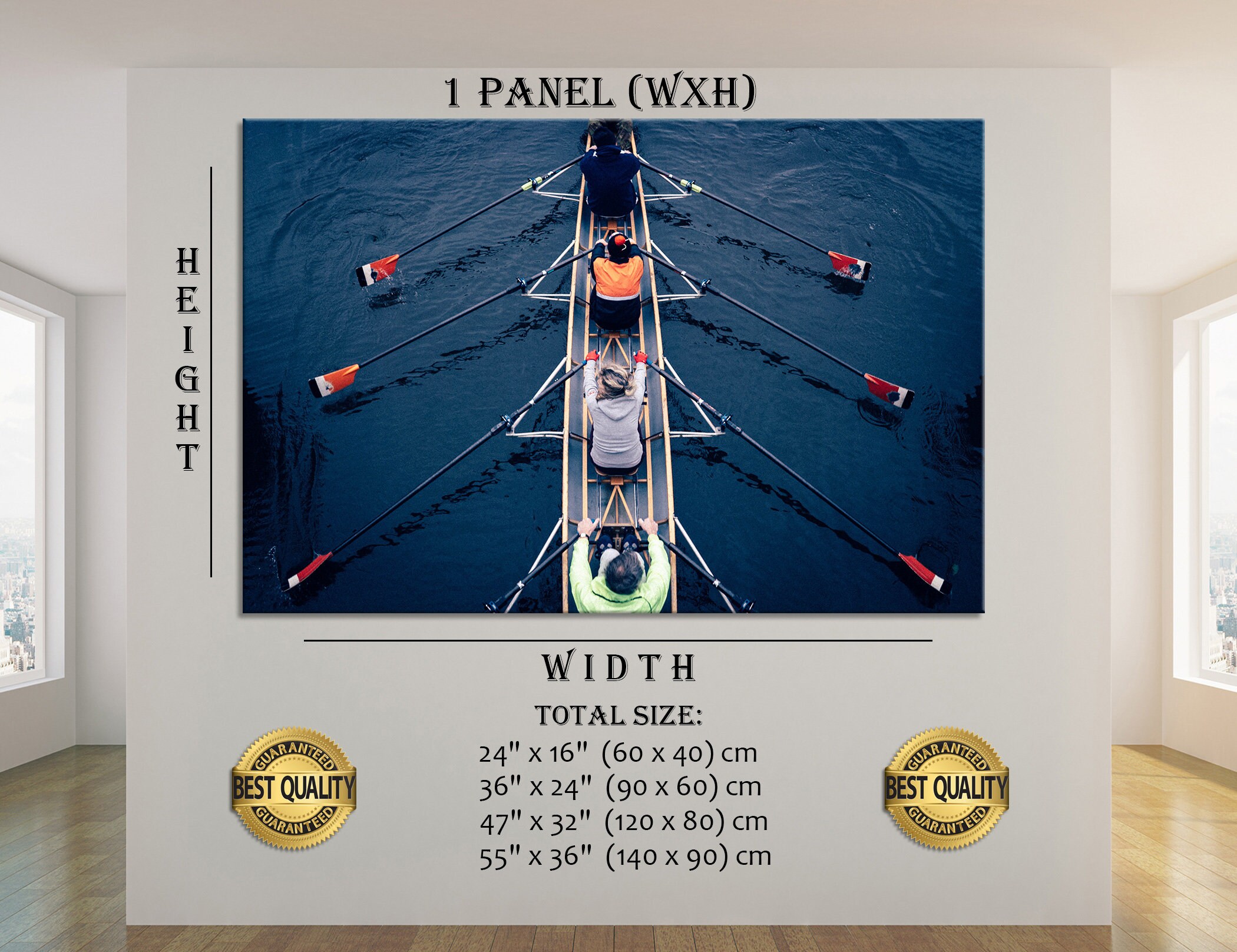 Rowing Wall Art Print Rowing Wall Decor Rowing Canvas Rowing - Etsy