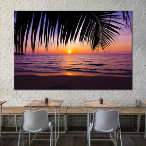 Sunset Canvas Art Sunset Extra Large Sunset Large Wall Art Sunset Photo ...