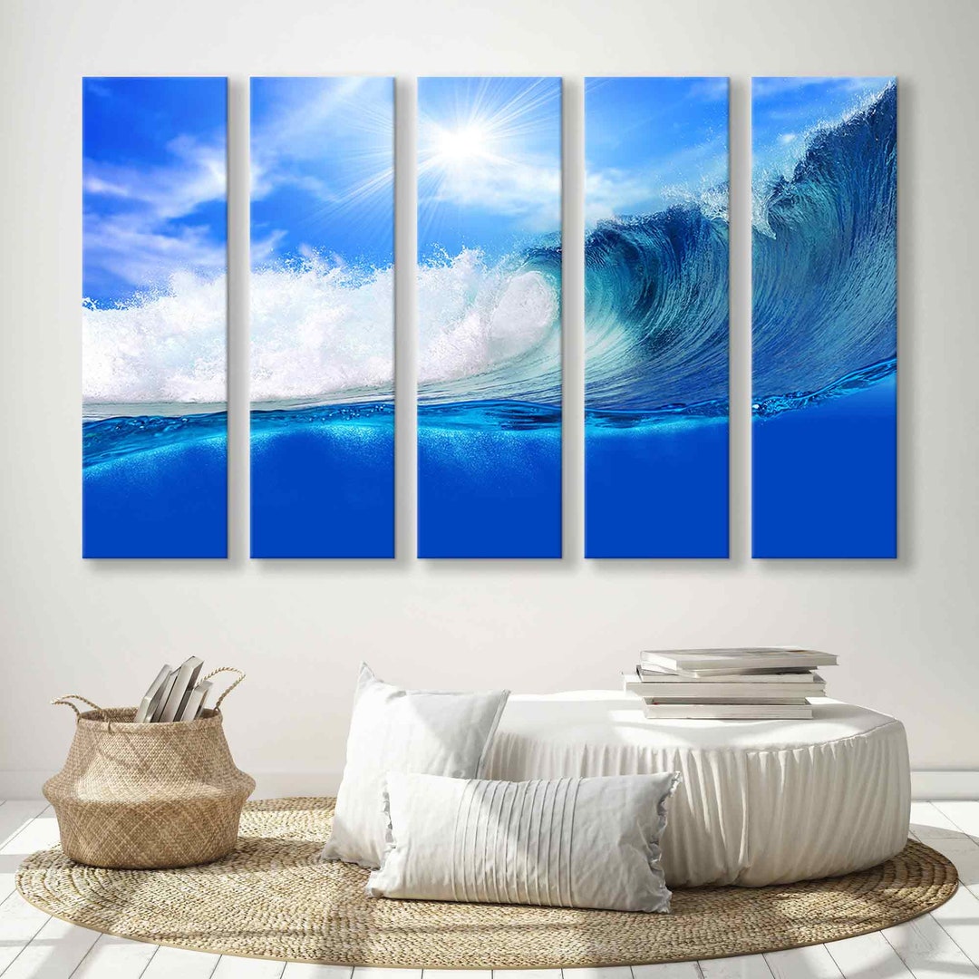 Extra Large Canvas Art - Sea Wave Canvas Print for Large Wall Decor - Etsy