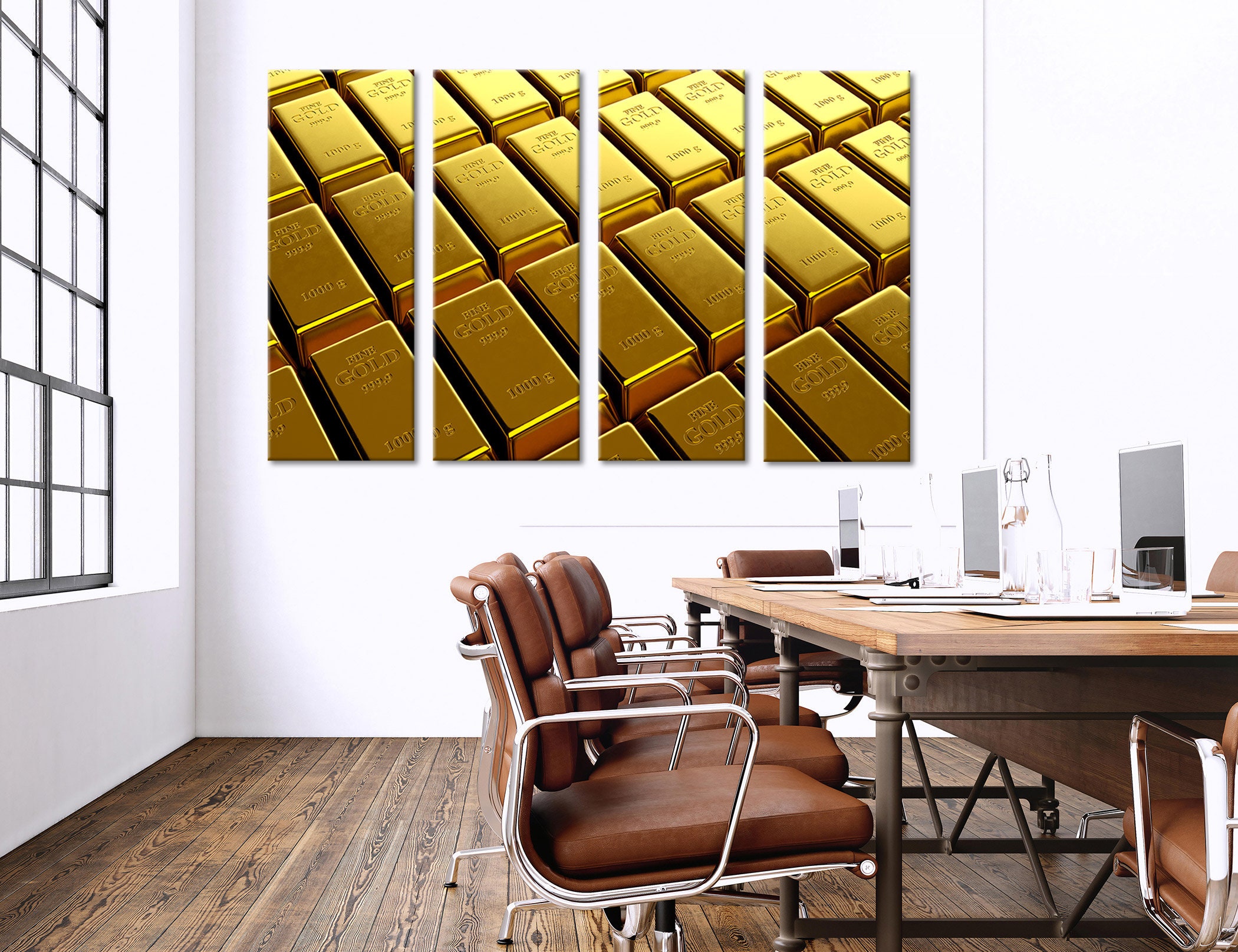 Gold Bars Art Gold Bars Canvas Gold Bars Decor Gold Bars Photo | Etsy