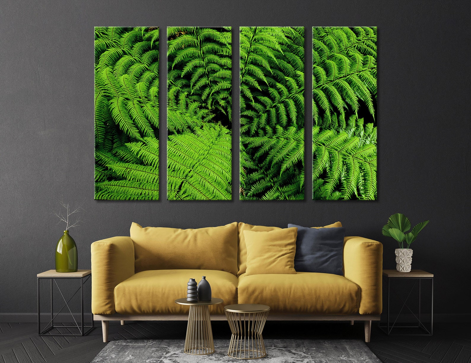 Fern Wall Art Fern Wall Decor Fern Canvas Fern Print Fern | Etsy