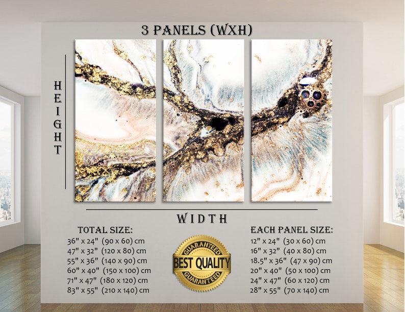 Abstract Gold Artwork - Etsy