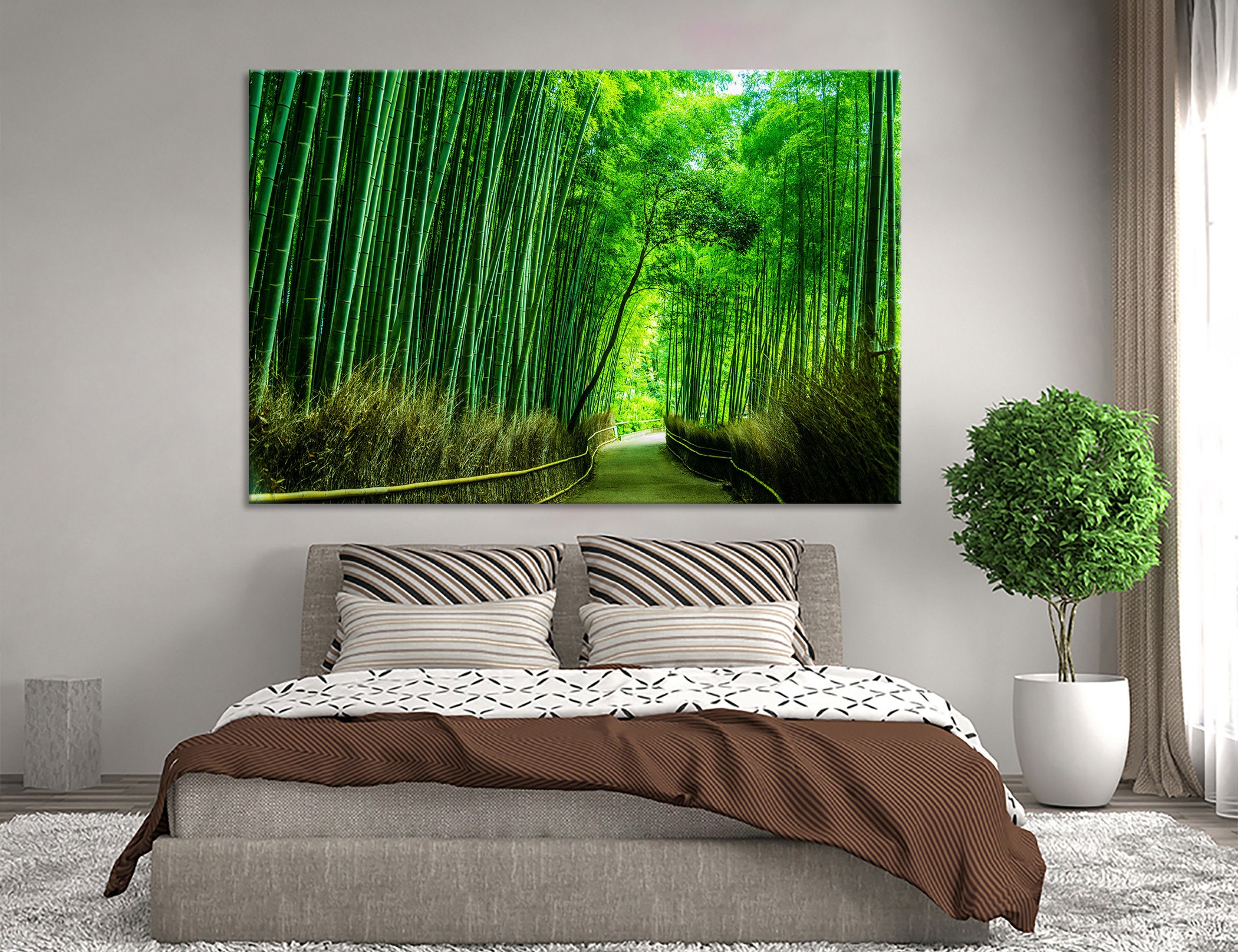 Bamboo Forest Wall Art Bamboo Forest Wall Decor Bamboo Forest | Etsy