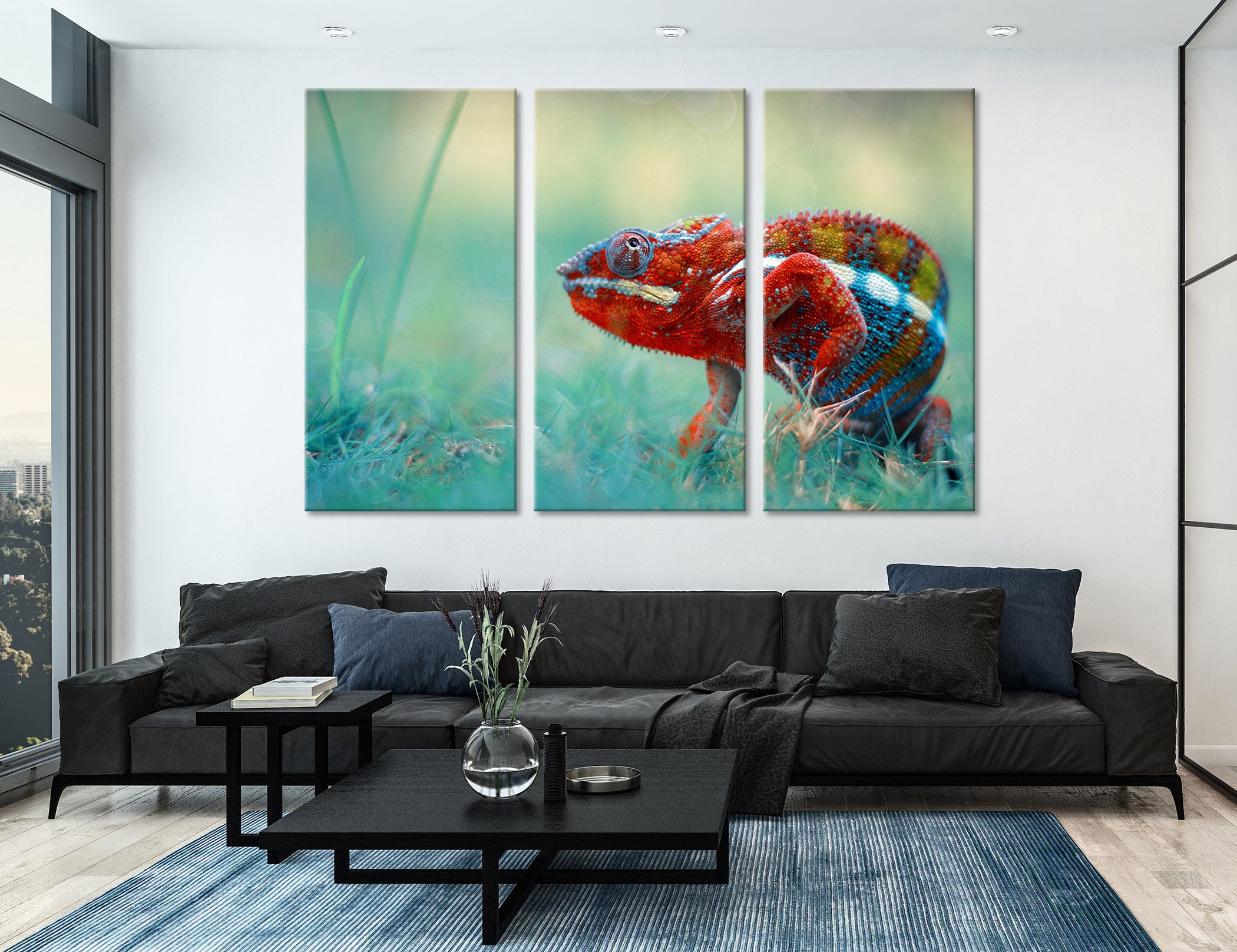 Chameleon Wall Art Chameleon Wall Decor Chameleon Print on | Etsy