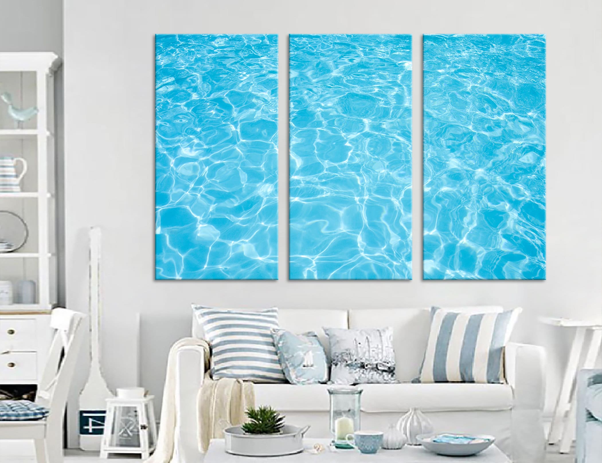 Water Surface Canvas Print Water Canvas Wall Art Water Canvas | Etsy