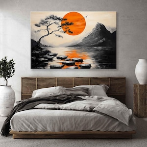 Japan Land of the Rising Sun Canvas Print - Traditional Japanese Art ...