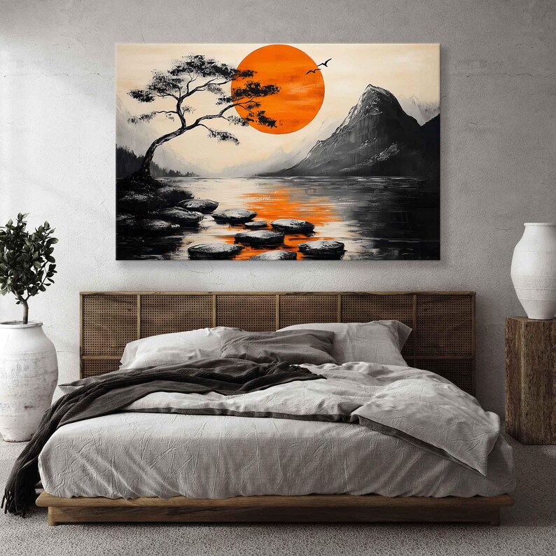Japan Land of the Rising Sun Canvas Print - Traditional Japanese Art ...